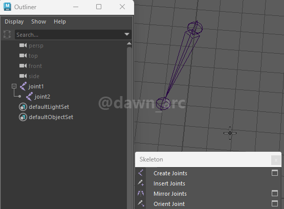 [Maya]Rigging 01 - Joint